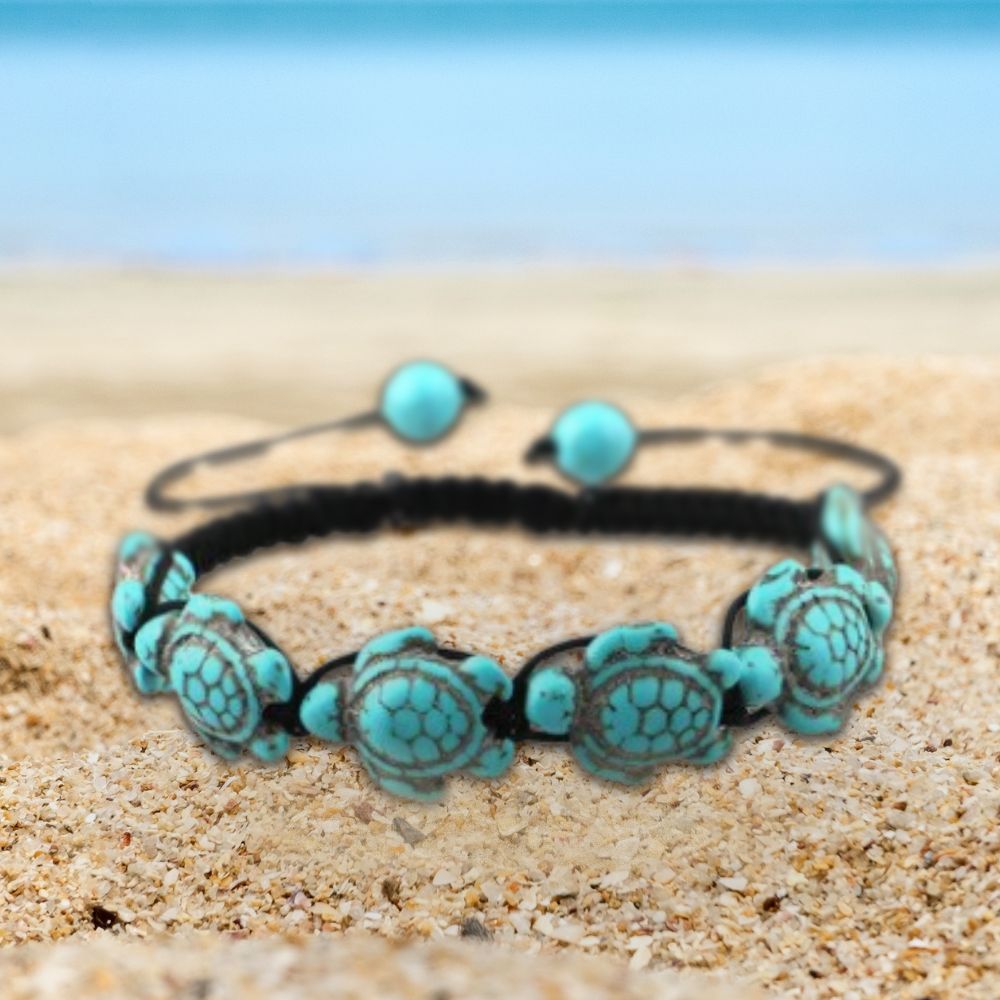 Turquoise Turtles Bracelet