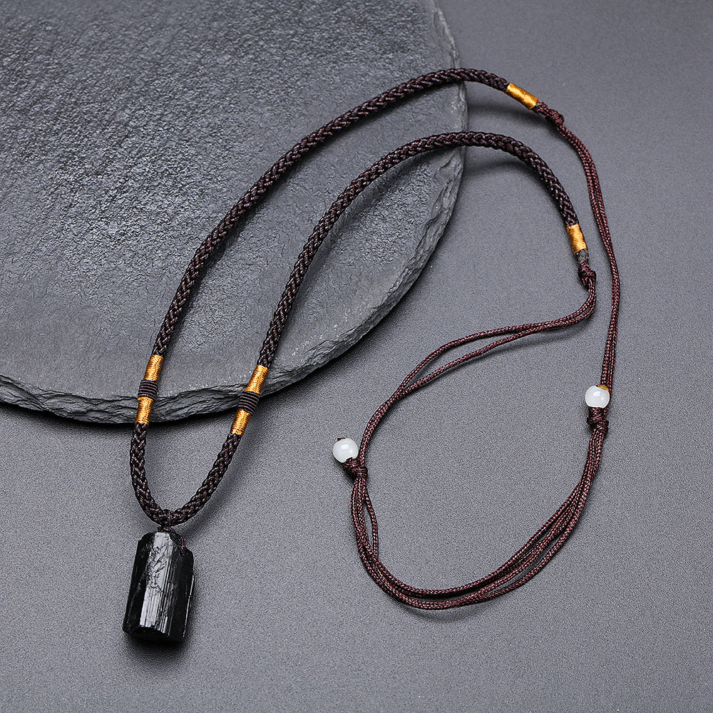 Raw Tourmaline Necklace