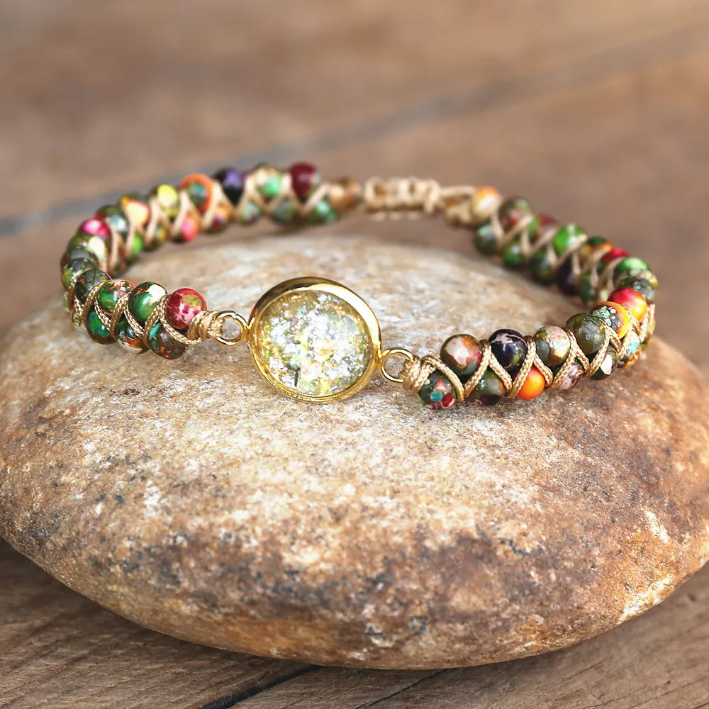 Dragon's Breath Jasper Orgone Bracelet