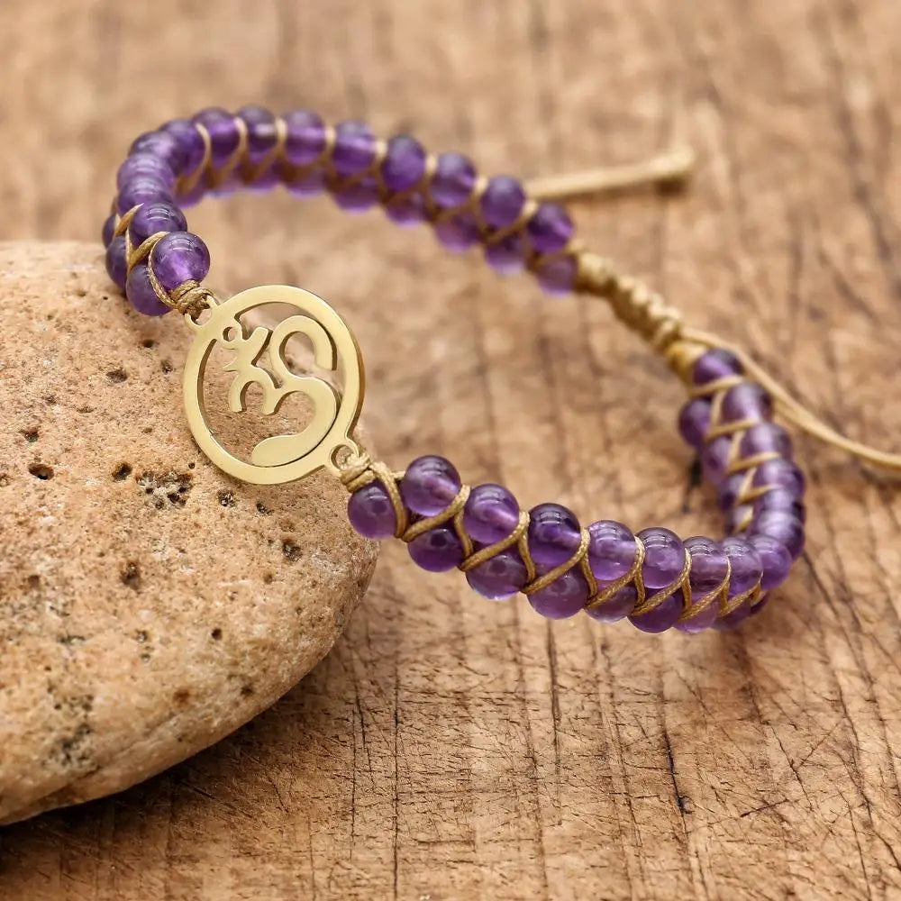 Avatar OM Amethyst Bracelet