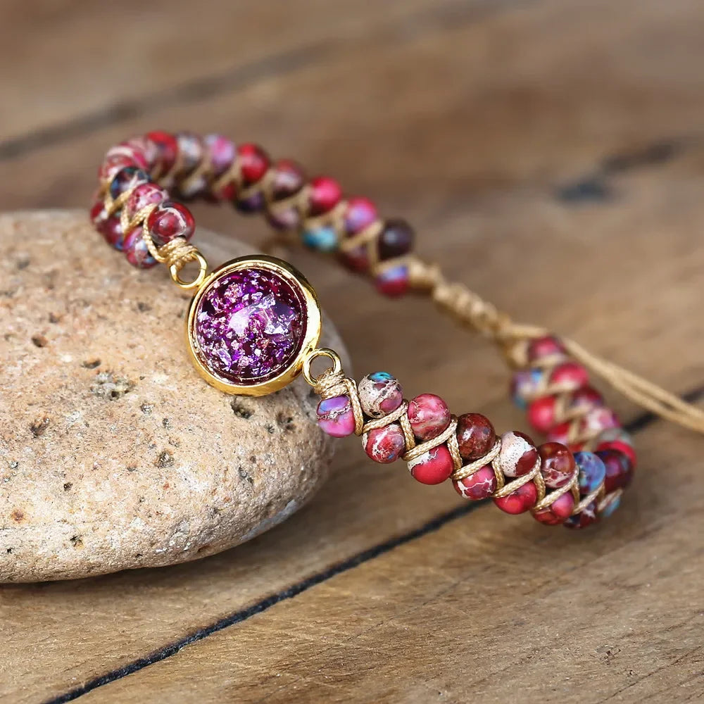 Pink Oasis Jasper Orgone Bracelet