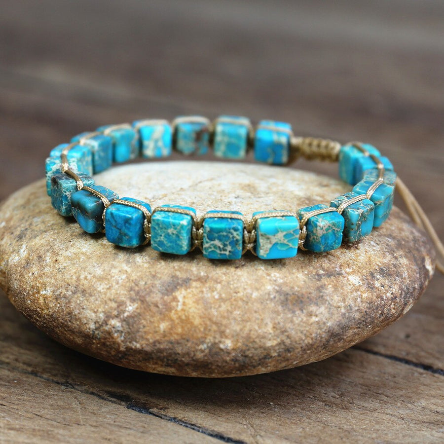 Turquoise Squares Bracelet